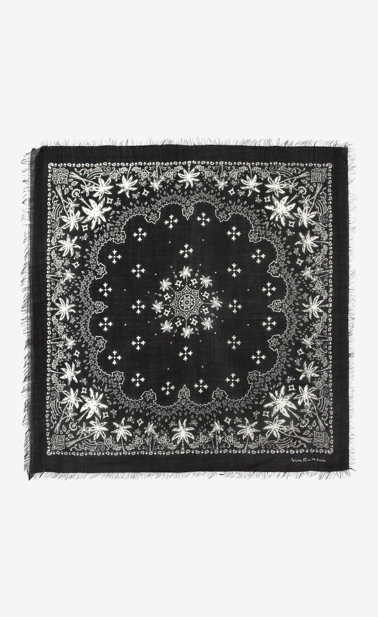 Wool Fringe Bandana – TEDDY VONRANSON